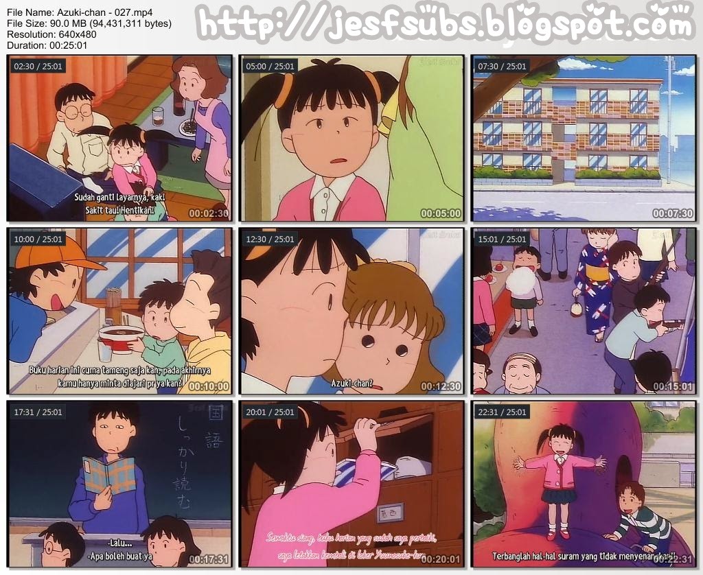 JESF SUBS: [JESF SUBS] Azuki - chan Episode 27 Indonesia Sub